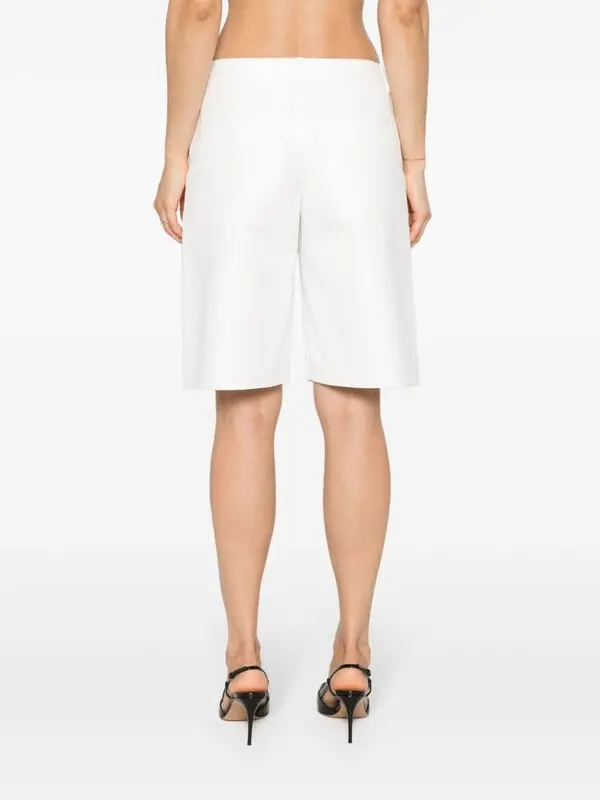 Valentino Garavani Twill Knee-length Shorts - White