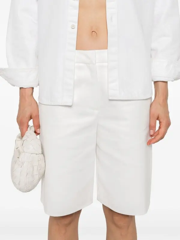 Valentino Garavani Twill Knee-length Shorts - White
