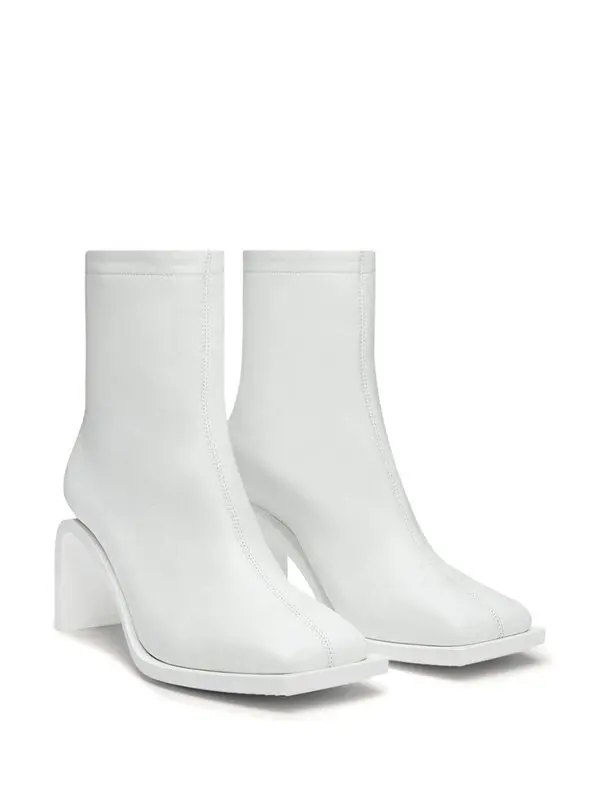 COURREGES Stream Leather Ankle Boots