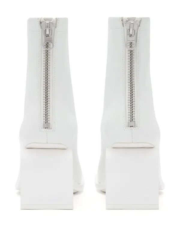 COURREGES Stream Leather Ankle Boots