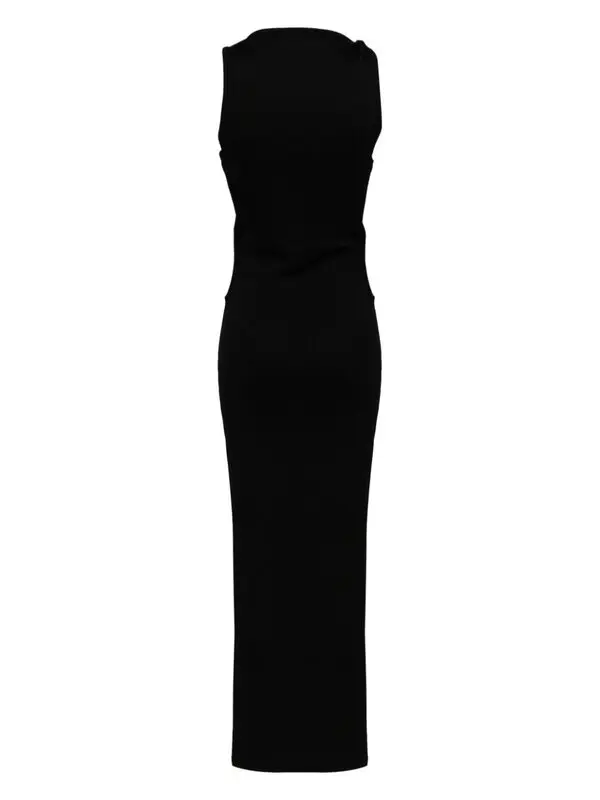 open lace back dress Astoria Rib Knit Off-The-Shoulder Dress