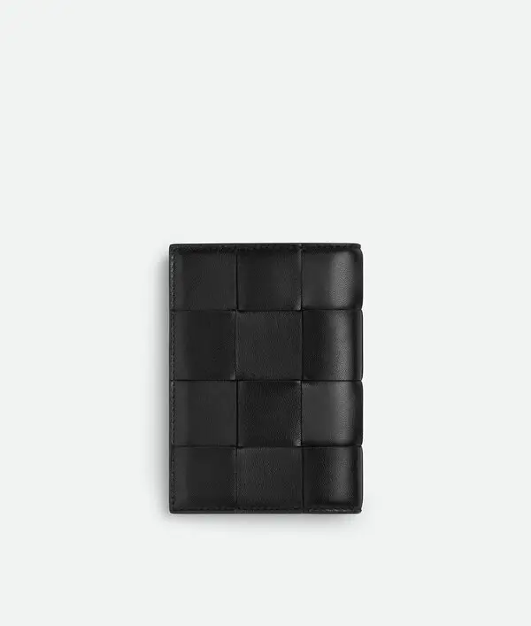 Bottega Veneta Cassette Passport Case - Black