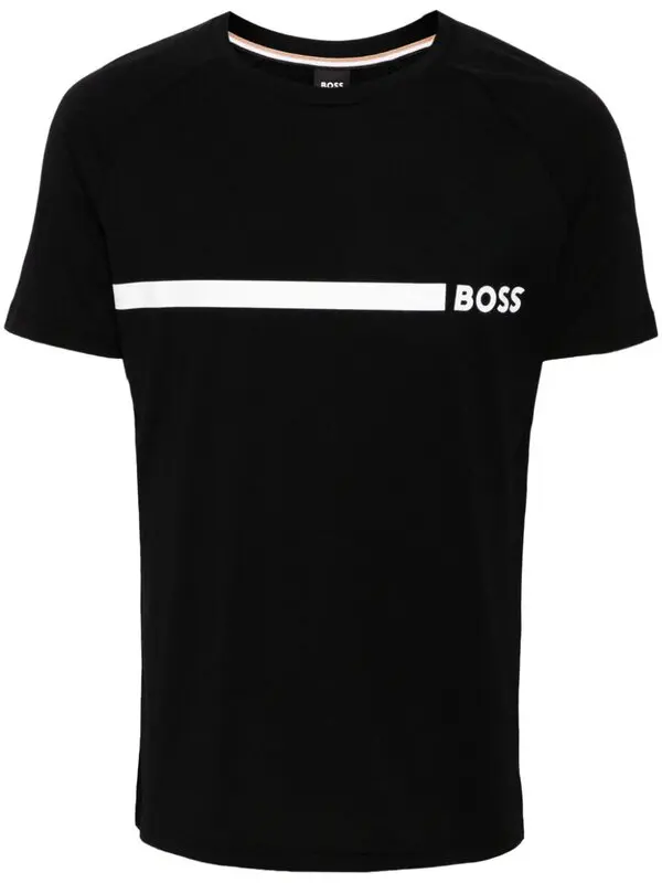 BOSS Logo-print Cotton T-shirt