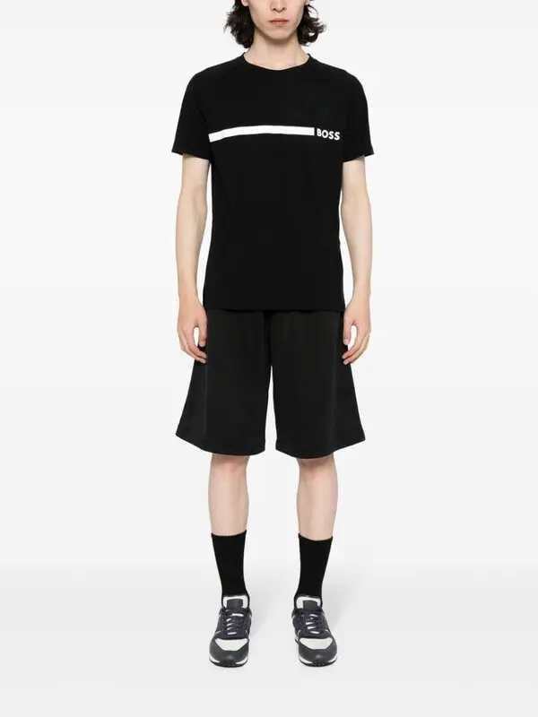 BOSS Logo-print Cotton T-shirt