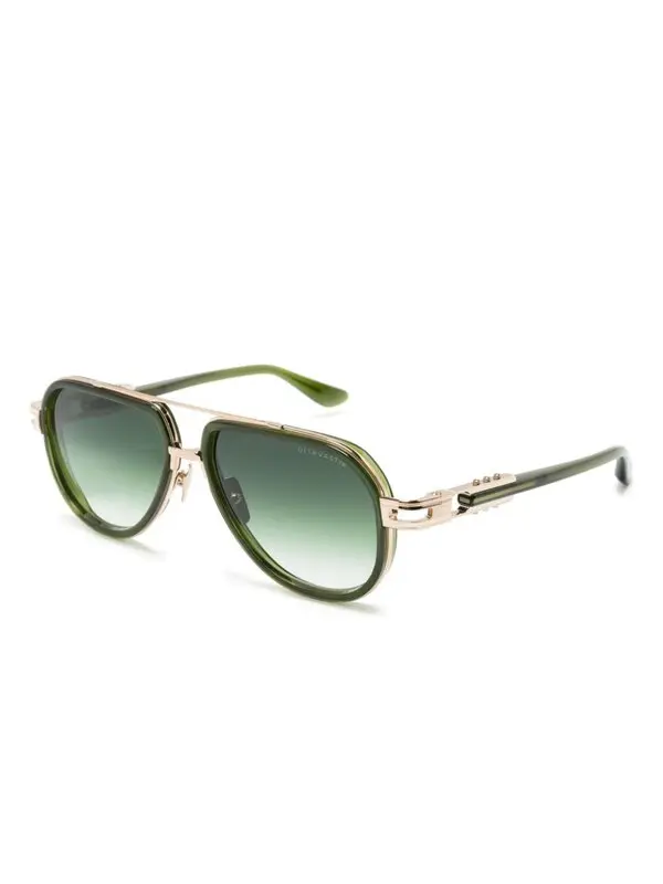 Dita Navigator-frame Sunglasses - Green