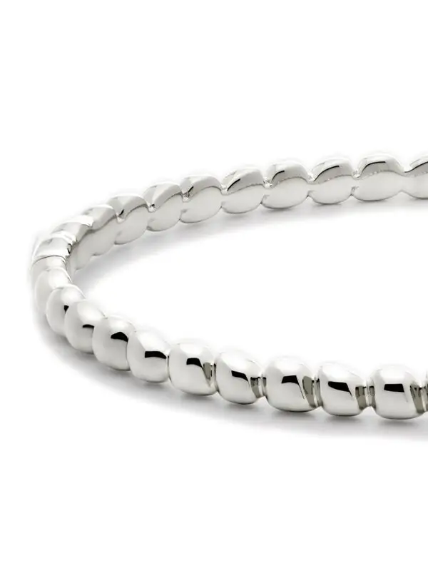 Monica Vinader Nura Teardrop Bangle - Silver