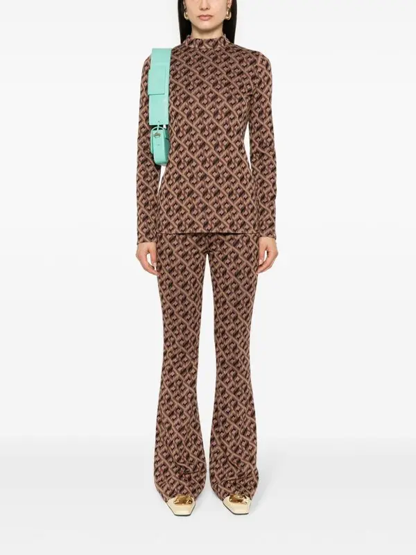 Diane Von Furstenberg High-waisted Flared Trousers