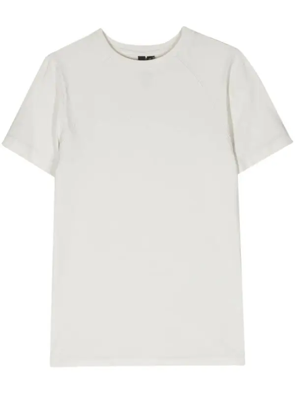 ENTIRE STUDIOS Crew-neck Cropped T-shirt - Neutrals