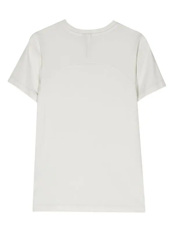 ENTIRE STUDIOS Crew-neck Cropped T-shirt - Neutrals