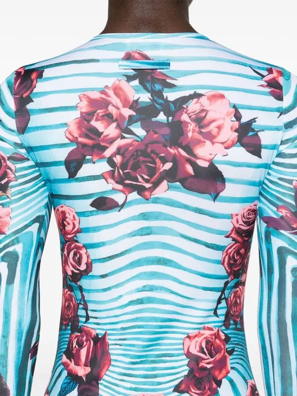 knee length dresses for ladies Jean Paul Gaultier The Pink Body Flower Dress Size 8 – The Brand Archive main image 0