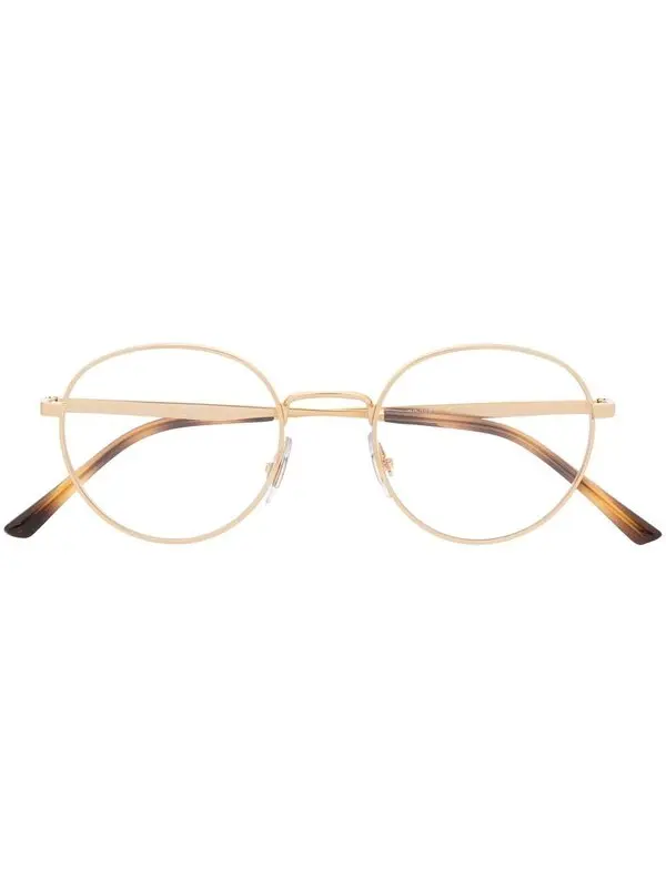 Ray-ban Round Frame Glasses - Gold