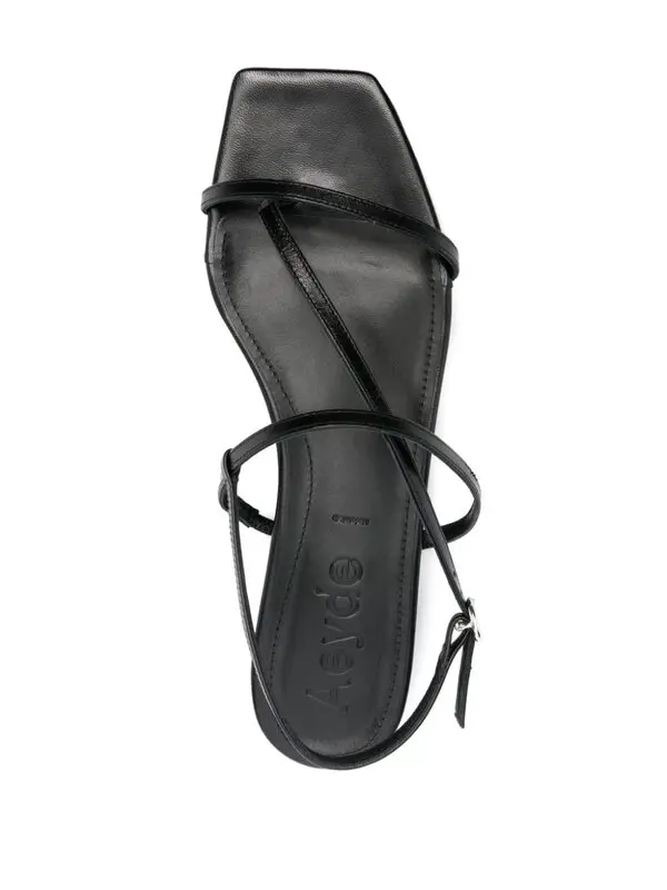 AeydĒ Ella Flat Sandals - Black