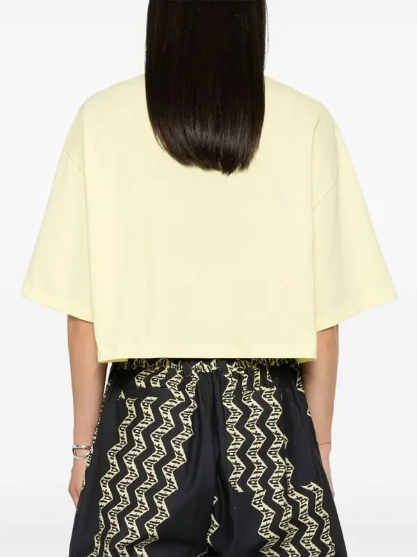 Bottega Veneta Piqué-weave Cropped Polo Shirt