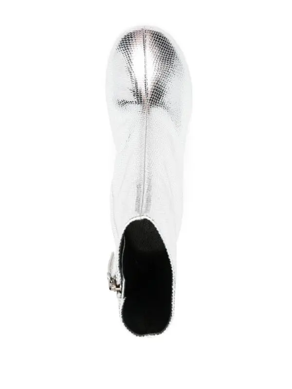 Isabel Marant Étoile Labee 90mm Leather Boots - Silver