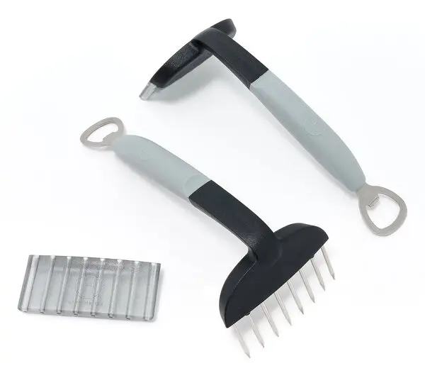 HENNING LEE Set Of 2-in-1 Meat Shredders W/ Sheaths - One-color