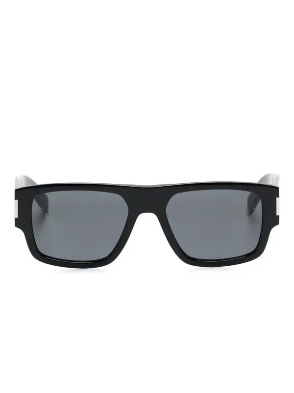 Saint Laurent Sl 659 Rectangle Frame Sunglasses - Black