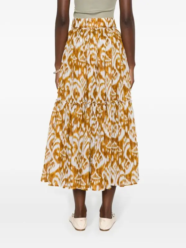 Samantha Sung Melanie Abstract-print Skirt