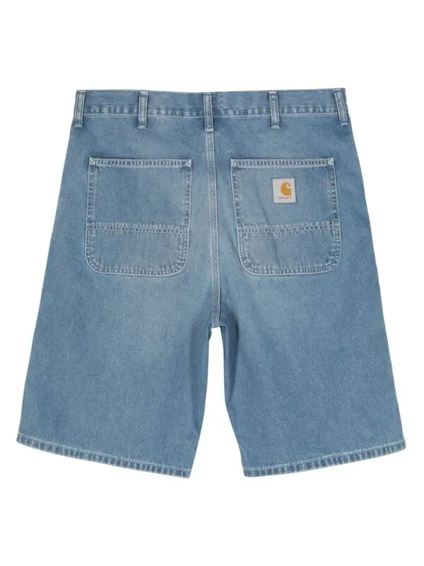 Carhartt Work In Progress Simple Denim Shorts - Blue