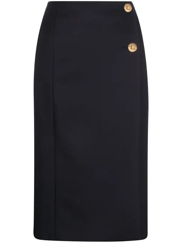 Givenchy Wool-blend Straight Skirt