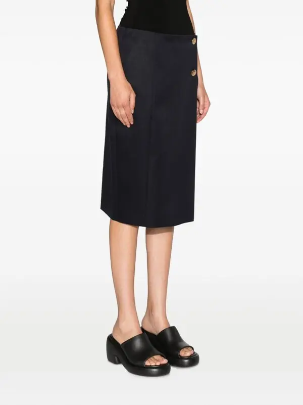 Givenchy Wool-blend Straight Skirt