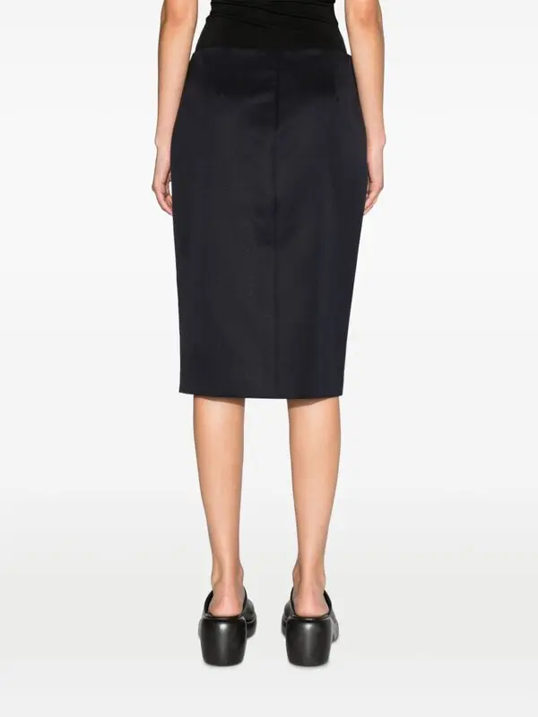 Givenchy Wool-blend Straight Skirt