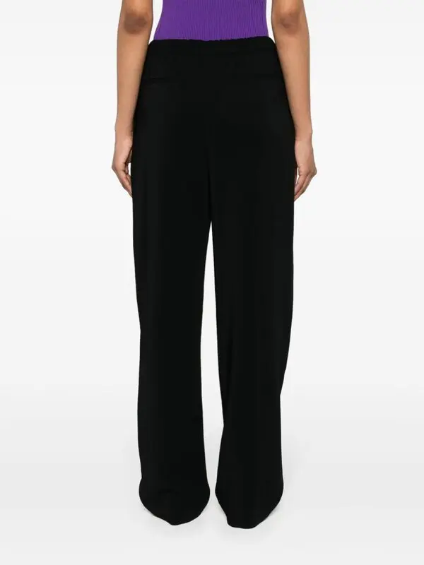 Fabiana Filippi Elasticated-waistband Trousers - Black