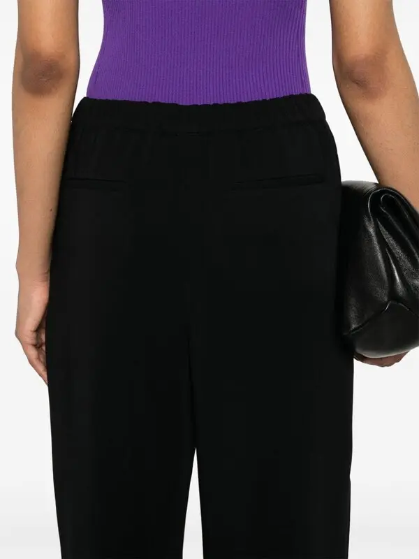 Fabiana Filippi Elasticated-waistband Trousers - Black