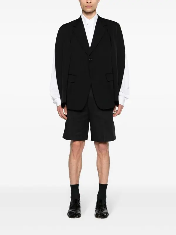 Comme Des Garçons Cut-out Single-breasted Blazer
