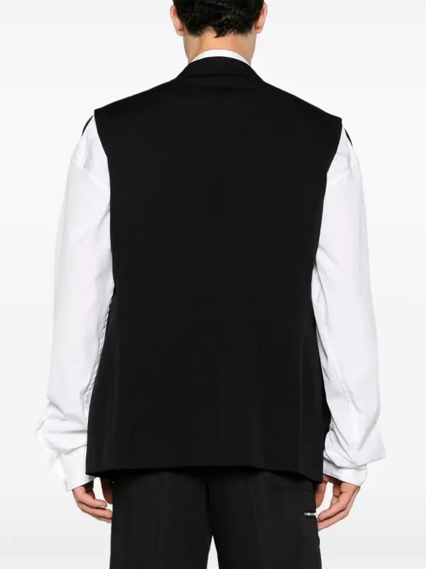 Comme Des Garçons Cut-out Single-breasted Blazer