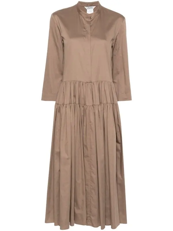 Max Mara Elena Tiered Midi Dress