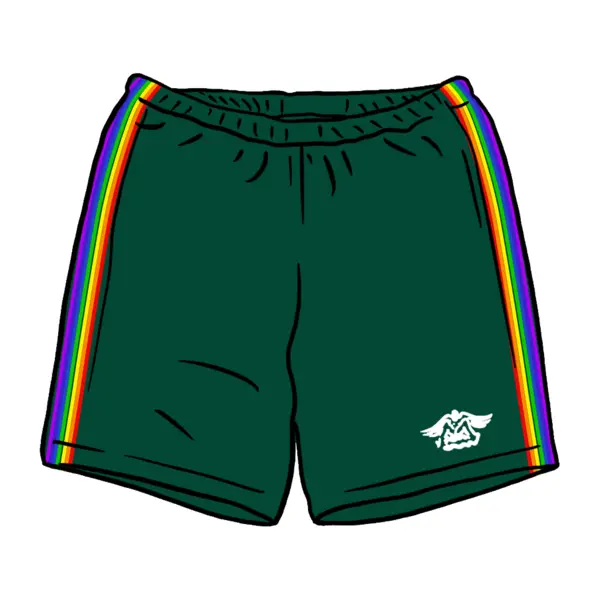 Supreme Hysteric Glamour Velour Short - Green
