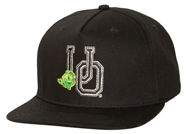 TRAVIS SCOTT X Mitchell & Ness Oregon Ducks Snapback Hat - Black