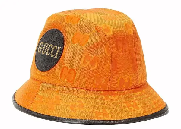 Gucci Off The Grid Bucket Hat - Orange/black