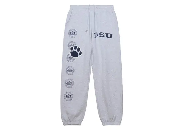 TRAVIS SCOTT X Mitchell & Ness Penn State Nittany Lions Classic Sweatpants - Heather Gray