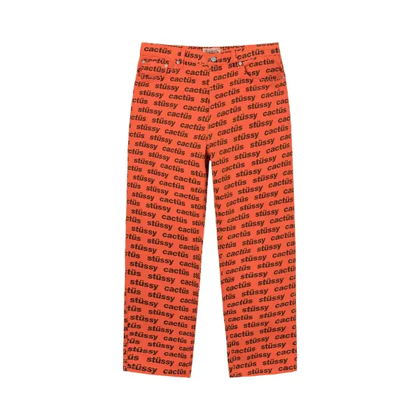 StÜssy X Cactus Plant Flea Market Big Ol' Jean - Orange