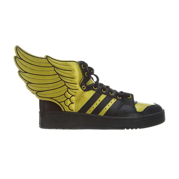 adidas gazelle silver green womens Jeremy Scott x Adidas 2011 Clear Wings Sneaker – Archival Closet main image 0