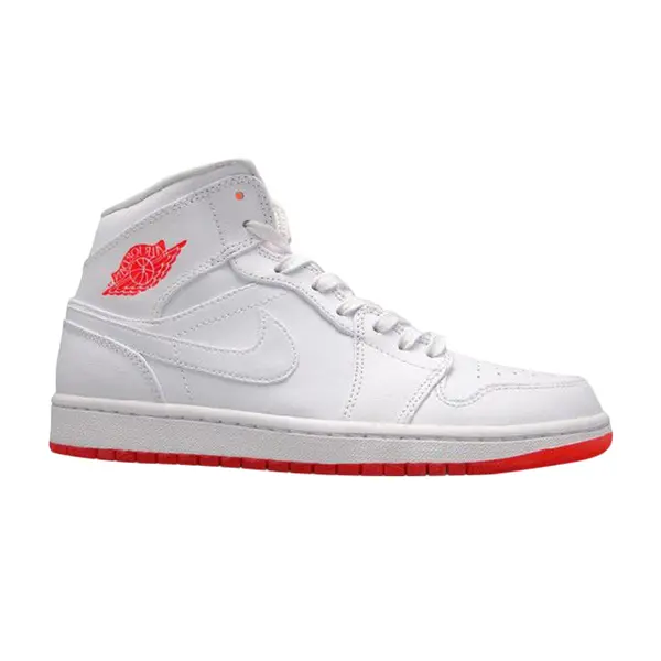 JORDAN 1 Mid Prem Sneakers - White