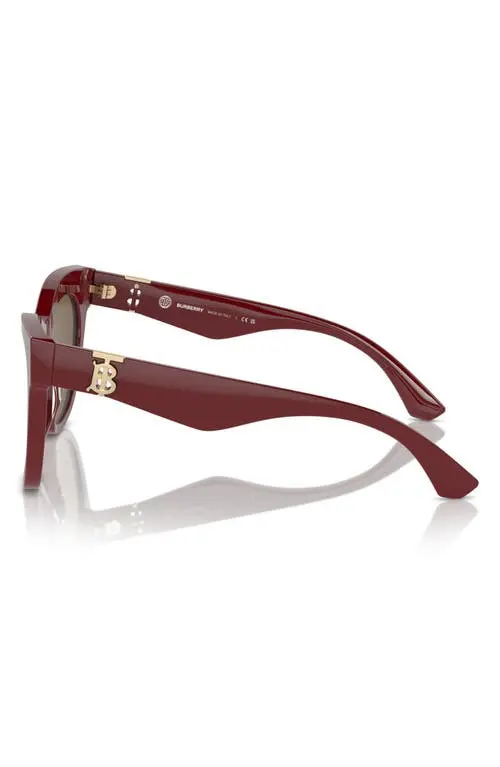 Burberry Evolution 54mm Cat Eye Sunglasses - Bordeaux