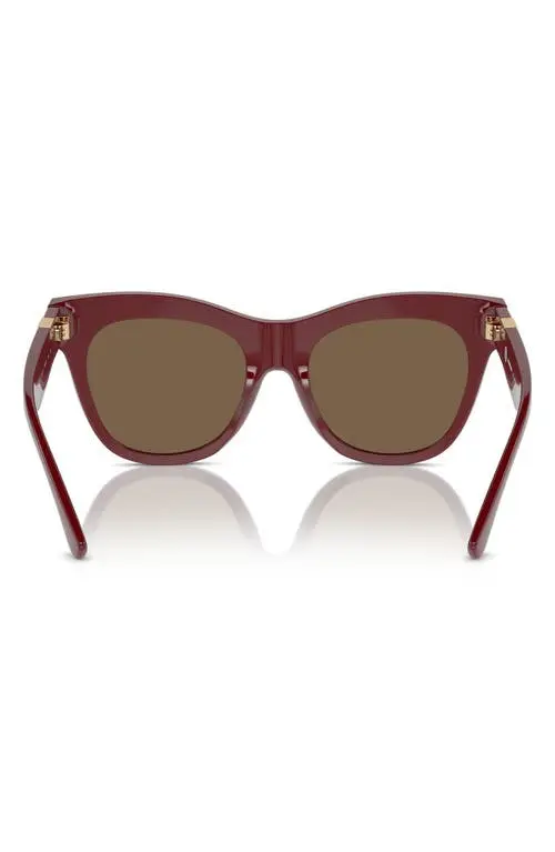 Burberry Evolution 54mm Cat Eye Sunglasses - Bordeaux