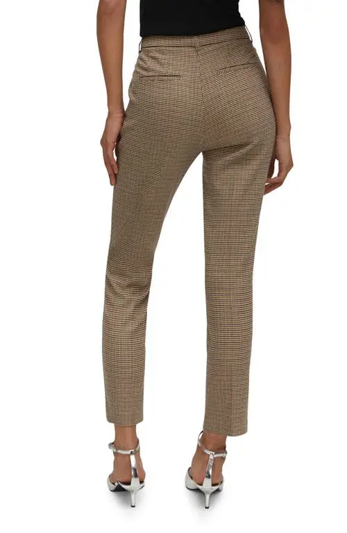 Mango Ankle-length Slim Fit Suit Pants - Green