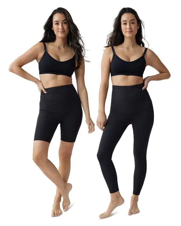 INGRID & ISABEL Postpartum Biker Shorts & Leggings Bundle