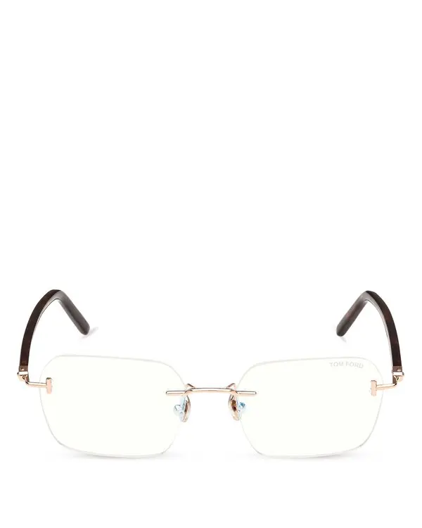 TOM FORD Rectangular Blue Light Glasses