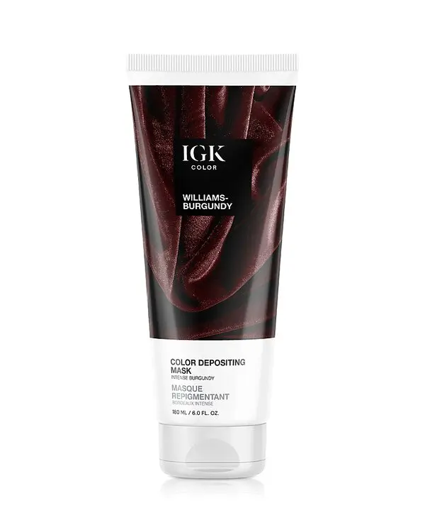 IGK Color Depositing Mask 6 Oz - Mahogany - Williams-burgandy