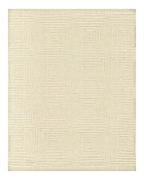 FEIZY Channels 2877276f Area Rug, 4' X 6 - Ivory