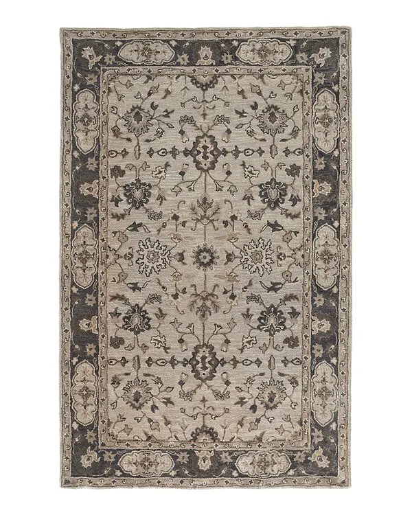 FEIZY Eaton 6548399f Area Rug, 3'6 X 5'6 - Gray/ivory