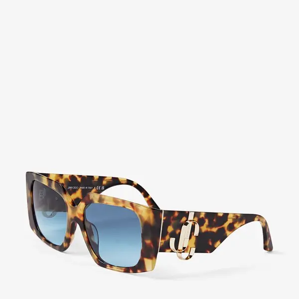 JIMMY CHOO Ariana Square Frame Sunglasses - Gradient Blue