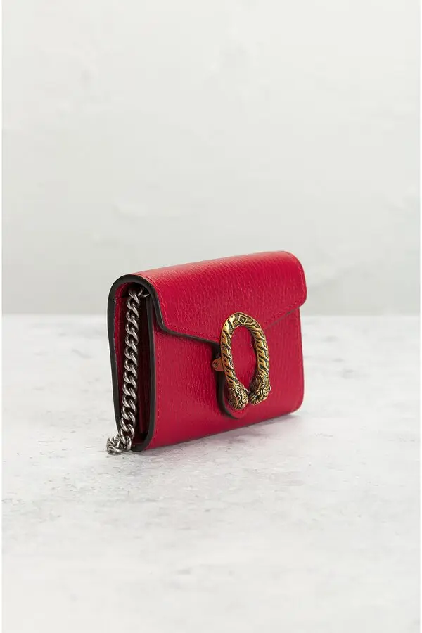 Gucci Dionysus Wallet On Chain - Red