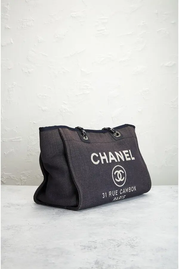 Chanel Deauville Tote Bag - Black