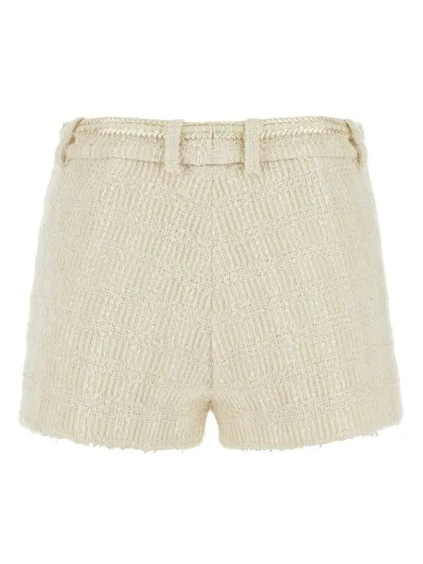 Gucci Tailored Wool-blend Tweed Shorts - Neutrals