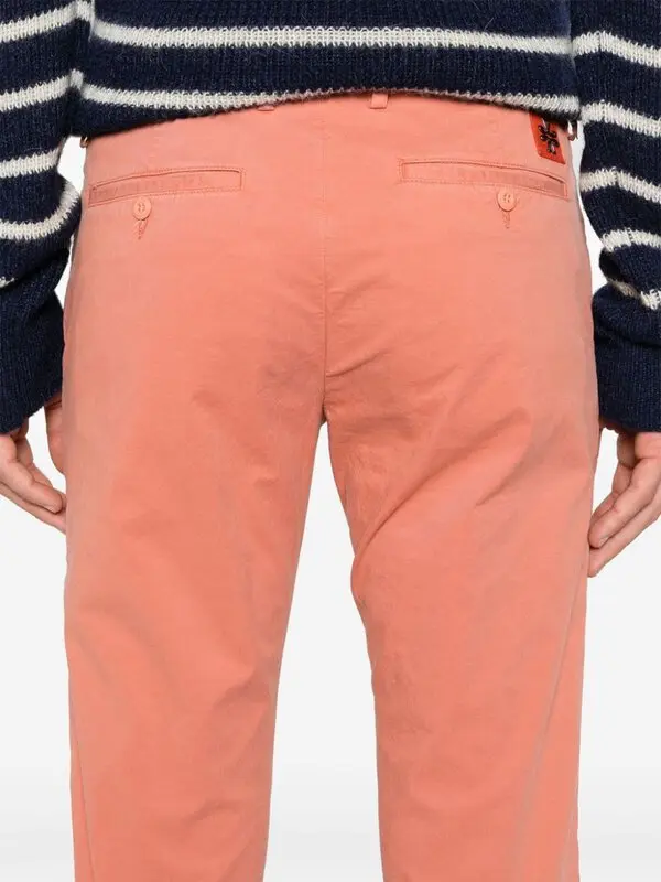 Jacob Cohen Bobby Low-rise Chino Trousers - Orange